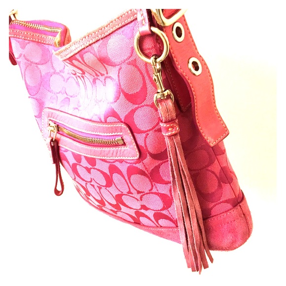 Coach | Bags | Coach Pink Convertible Crossbodyhandbag Final Md | Poshmark